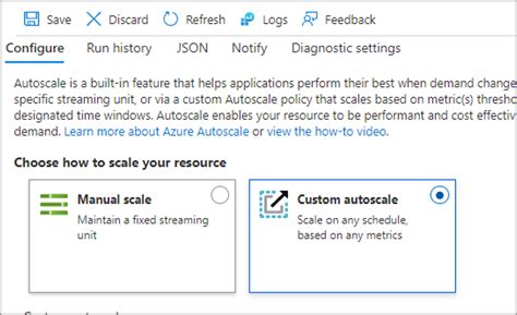 Azure Stream Analytics 자동 스케일링 스트리밍 단위 Azure Stream Analytics