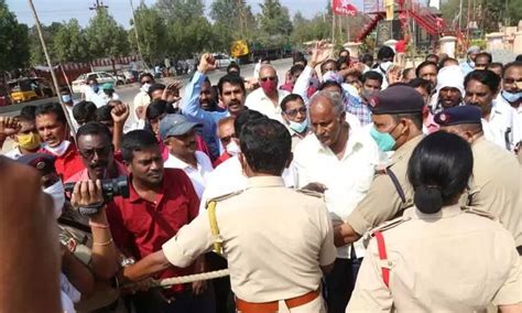 Kothagudem Singareni Workers Protest Against Privatisation Of Coal Mines