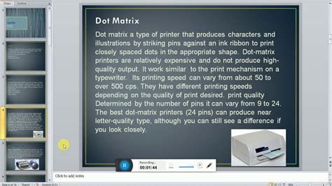 Difference Between Dot Matrix And Daisy Wheel Printer At Brenda