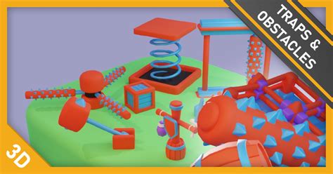 Traps And Obstacles Pack 3d Environments Unity Asset Store