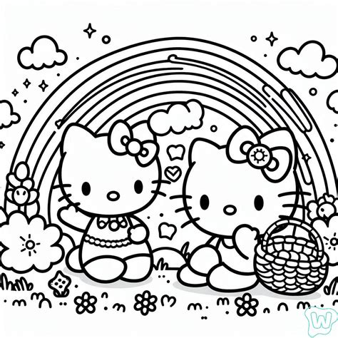 68 Hello Kitty Da Colorare Scarica E Stampa Gratuitamente