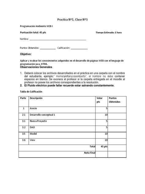 practica1 xhtml clase3 pdf java lenguaje de programación