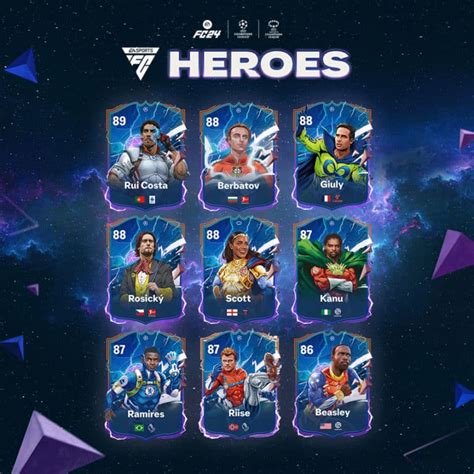 EA FC 24 Héroes Estas son todas las nuevas cartas especiales