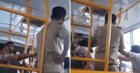 Viral Video Bengaluru Bus Conductor Assaulted Woman Suspended