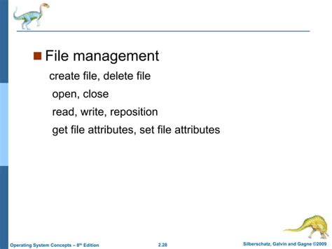 operating system structures of operating system ppt operating