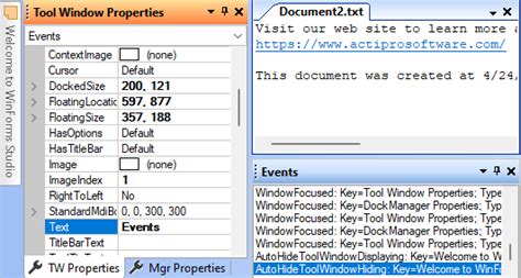 Extensible Rendering Docking And Mdi Reference Actipro Winforms Controls Docs