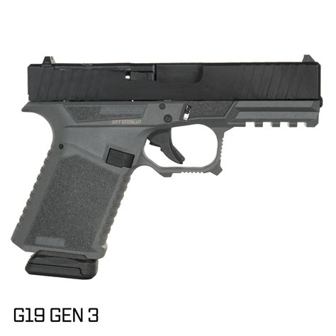 Davidson Defense Trailhand G19 Gen 1 3 Compatible 9mm Rmr Handgun Gray Frame Nitride Slide And Davidson Defense Trailhand G19 Gen 1 3 Compatible 9mm Rmr Handgun Gray Frame Nitride Slide And
