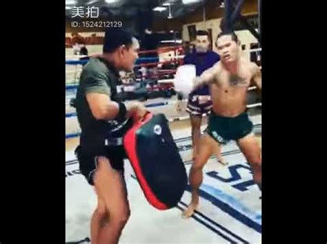 泰拳重低掃踢的教學示範超強啊拳腳組合的應用 YouTube