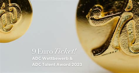 9 Euro Einreichung für den ADC Wettbewerb und Talent Award Art