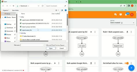 learn bulk user suspension by group ou
