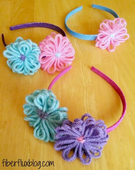 Loom Flower Headbands Fiberfluxblog