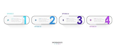 Vector Infographic Label Design Template With Icons And 4 Options Or Steps Can Be Used For