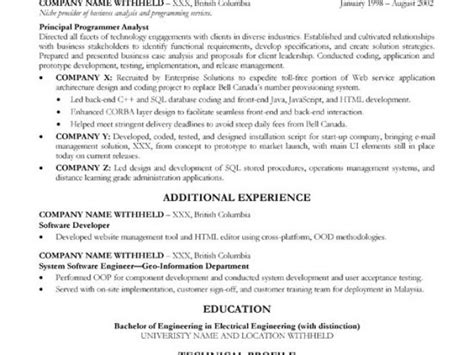 Sample Resume For Technical Lead Sofware Development Lead Resume Sample