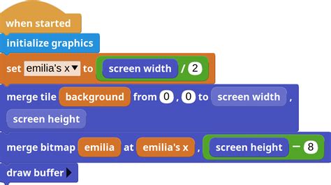 old school graphics programming microblocks learn