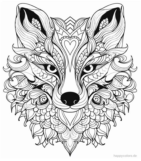 Fabelhafte Fuchs Mandalas Farbenfroher Spaß zum kostenlosen Ausdrucken