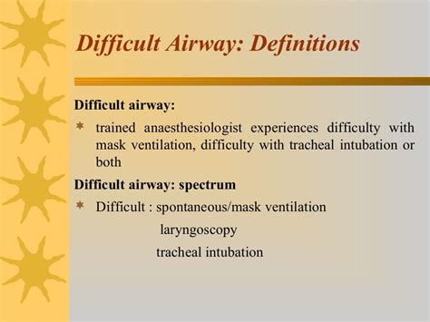 Difficult Airway Assessment Ppt