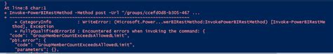 Azure Active Directory Groupmembercountexceedsallowedlimit Error