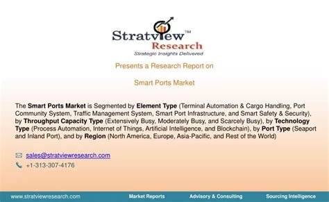 Ppt Smart Ports Market Size Share Trend Forecast And Industry