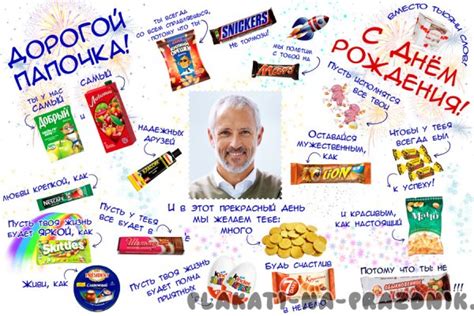 Плакат папе на день рождения 50 фото