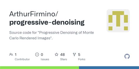 Github Arthurfirmino Progressive Denoising Source Code For