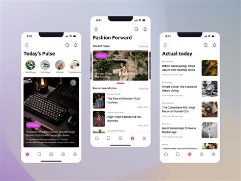 News Digest Mobile App Design By Antanina Nekrashevich On Dribbble