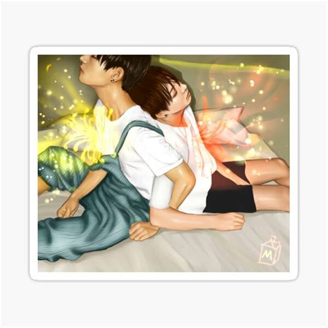 Taekook Sticker By Bannanamilk Redbubble