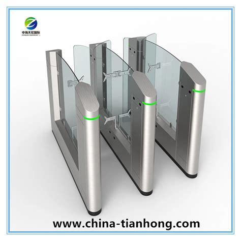 Access Control Metro Station Speed Gate Turnstile With Qr Scanner