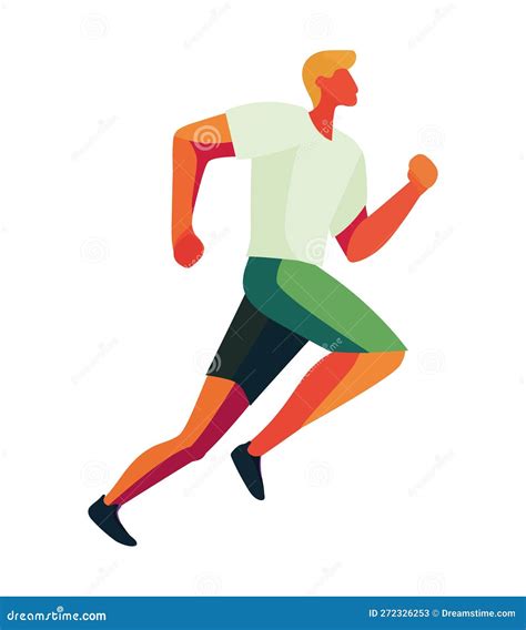 Blond Man Athlete Running Stock Vector Illustration Of Isolated 272326253 Blond Man Athlete Running Stock Vector Illustration Of Isolated 272326253
