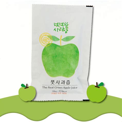 넉넉한사람들 풋사과즙 100ml X 50포 식품 덤더닷컴