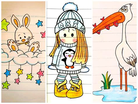 نقاشی ساده کودکانه؛ ۱۵ طرح ساده برای تقویت خلاقیت و مهارت دست بچه‌ها