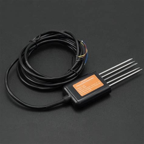 RS485 4 In 1 Soil Moisture Temperature PH EC Sensor IP68 5 30V
