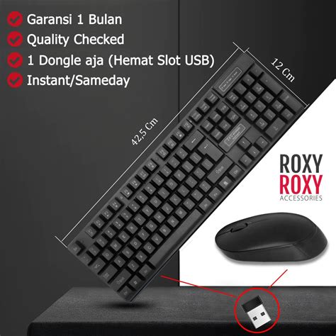 Jual Keyboard Mouse Wireless Bluetooth Komputer Laptop Notebook Hk