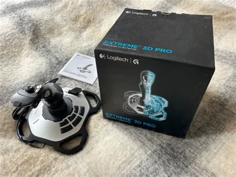 Logitech Extreme 3d Pro Joystick Flightstick Black £30 99 Picclick Uk