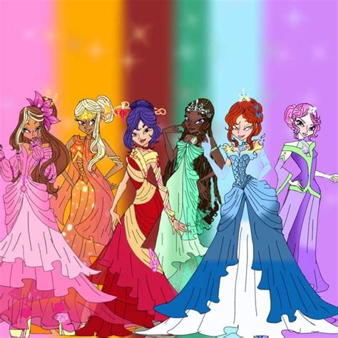 Winx Club In Dresses
