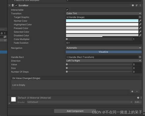 Unity Ugui Scrollbar Unity Scrollbar Csdn