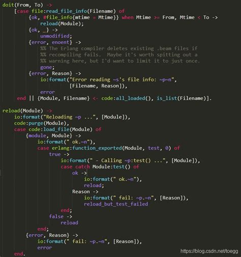 erlang热更新beam文件到服务器 beam文件修改工具 csdn博客