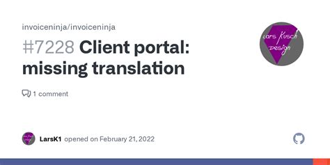 Client Portal Missing Translation · Issue 7228 · Invoiceninja