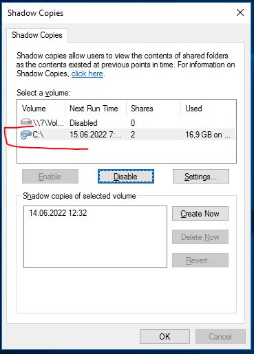 Window Shadow Copy Disabled Detection In Powershell Stack Overflow