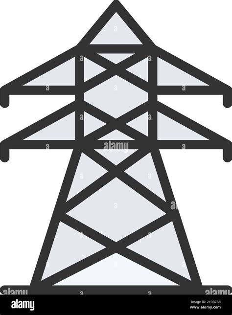 Electric Tower Icon Vector Image Suitable For Mobile Application Web