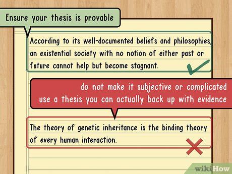 How To Write A Thesis Statement With Pictures WikiHow