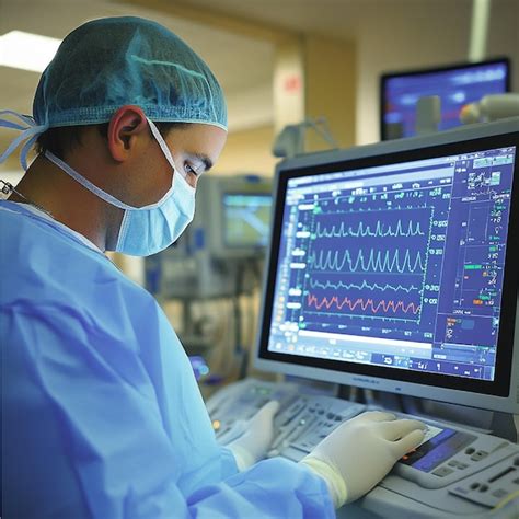 Realtime Data Monitoring System For Critical Care Units Premium Ai Generated Image