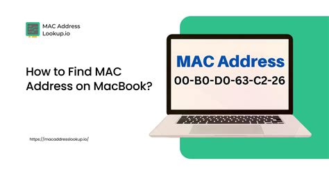 how to find mac address on macbook