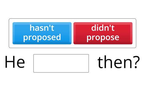 The Proposal Missing Word