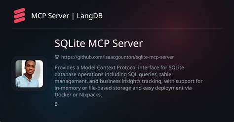 Sqlite Mcp Server Langdb