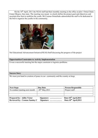 Neai Staff Meeting PDF