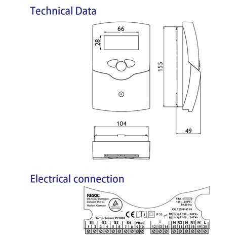 Resol Deltasol Bs 43 Solar Hot Water Differential Controller Plumbonline