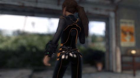 Fallout 4 Одежда Миранды из Mass Effect Cbbe Physics Bodyslide