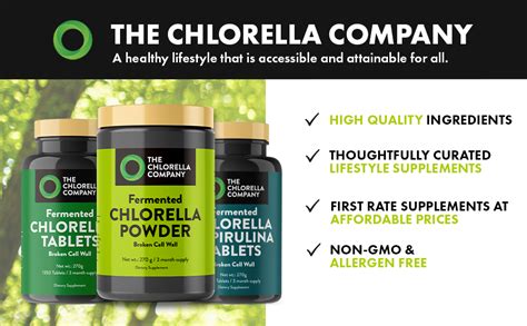 The Chlorella Company Fermented Chlorella Powder Broken