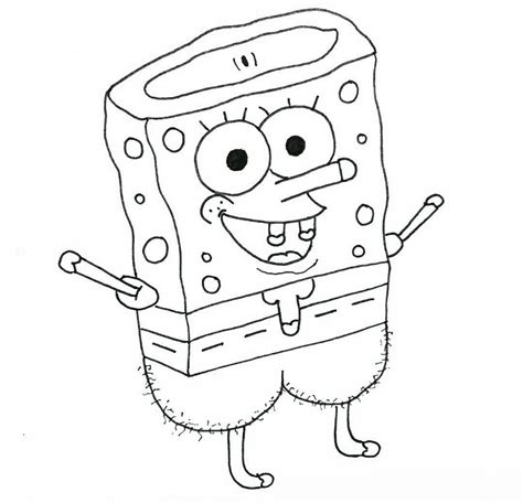 Ghetto Spongebob Drawing