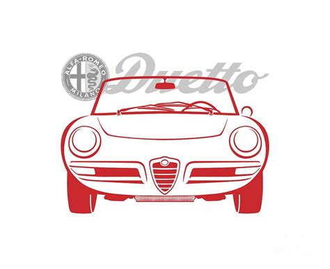 Alfa Duetto Spider 2 Digital Art By Rick Andreoli Fine Art America